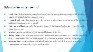 Management of materials and finance hospital pharmacy | PDF