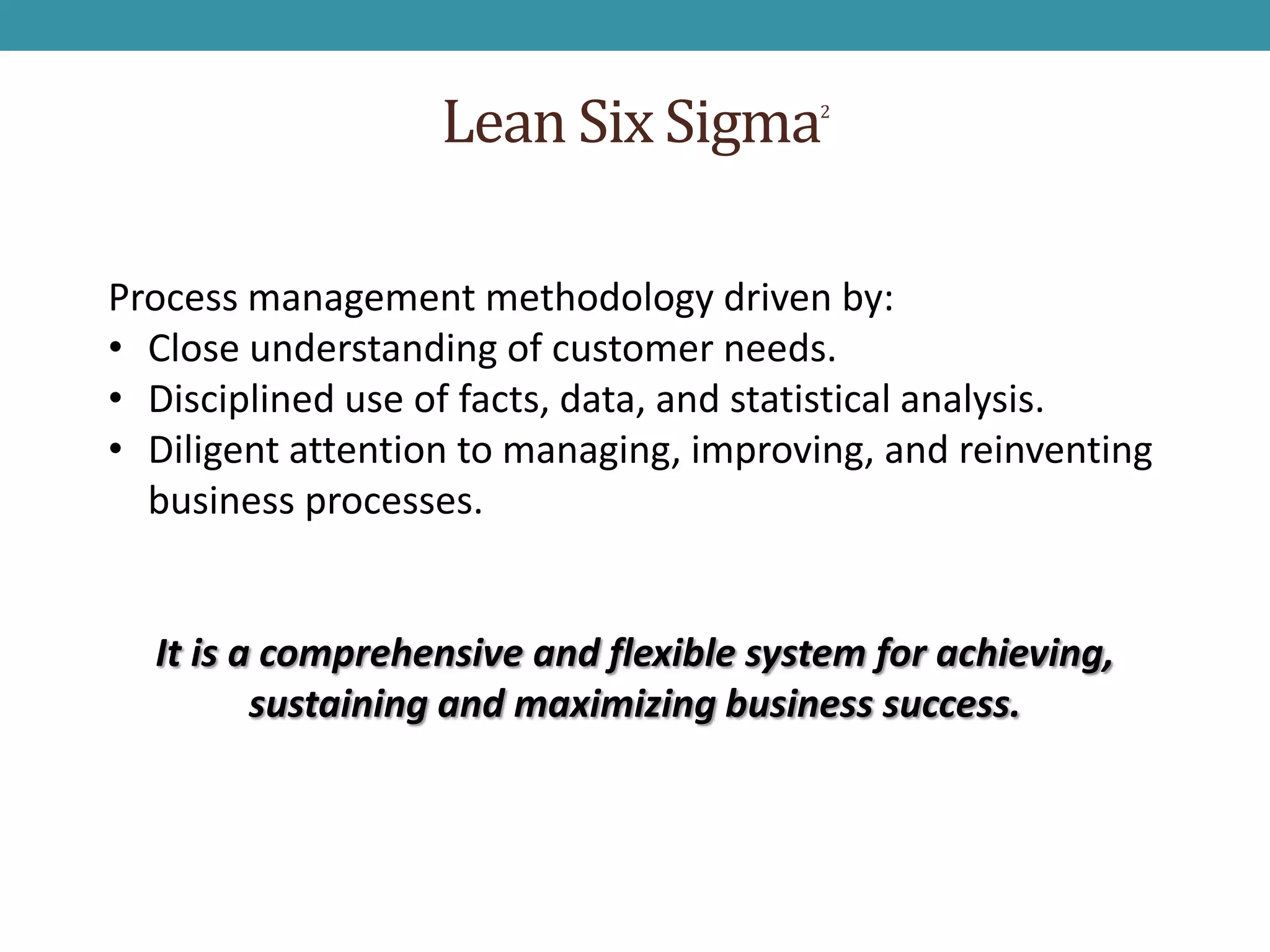 Hospital Process Improvement - Lean Six Sigma Methodology | PPT
