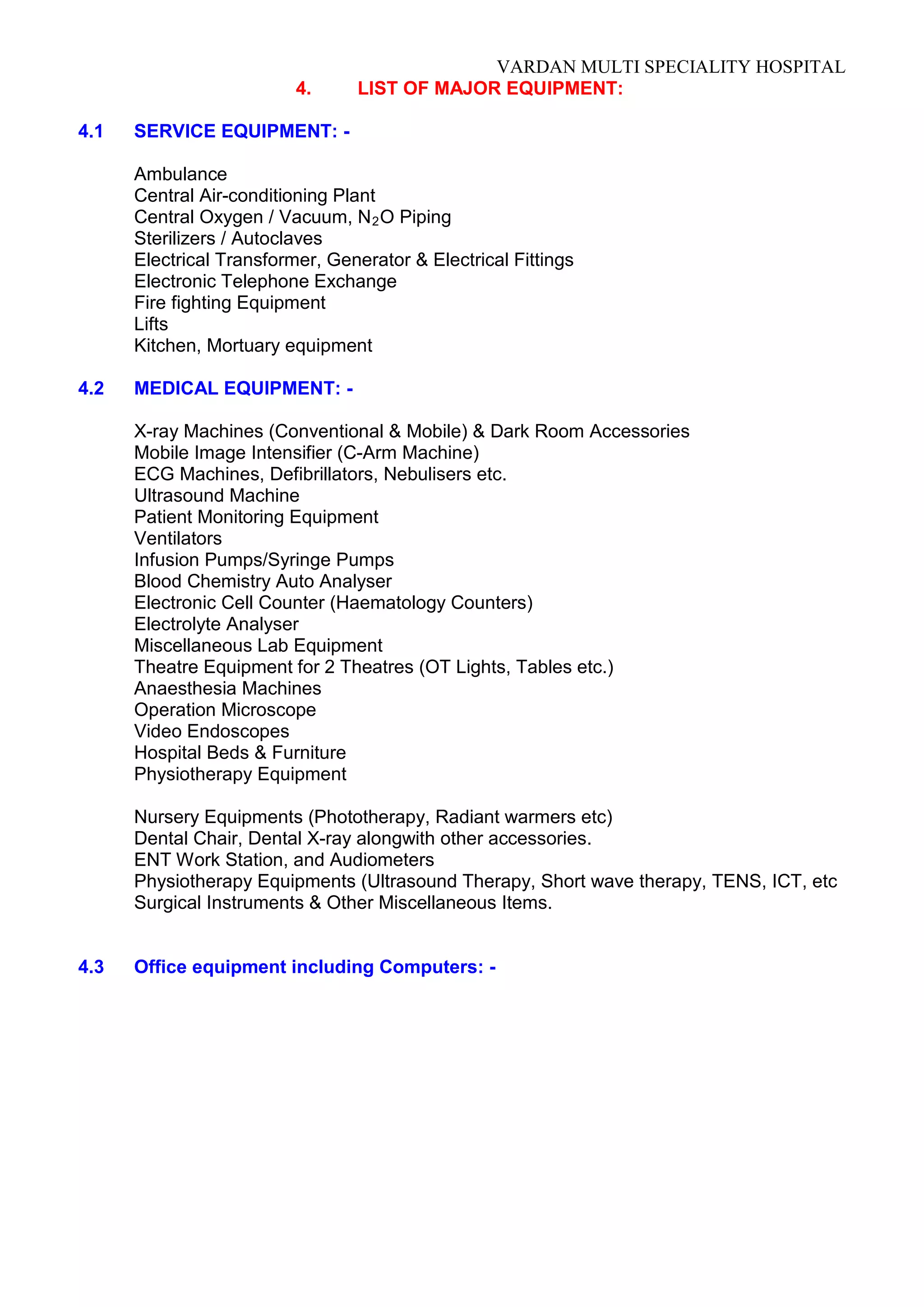 Hospital project report | PDF