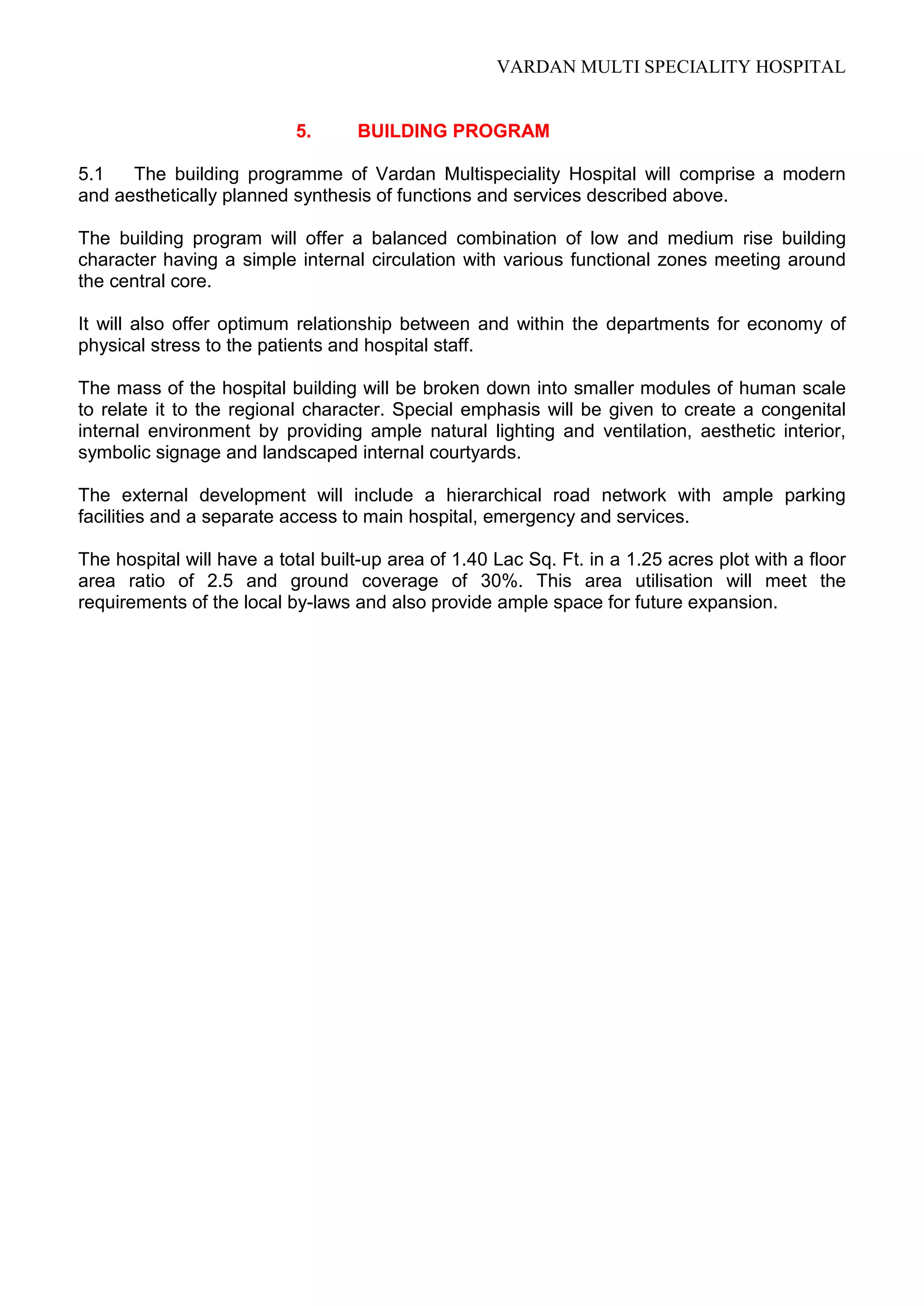 Hospital project report | PDF