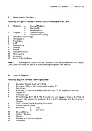 Hospital project report | PDF