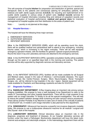 Hospital project report | PDF