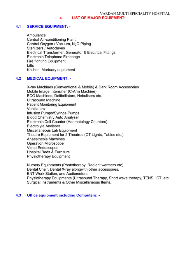 Hospital project report | PDF