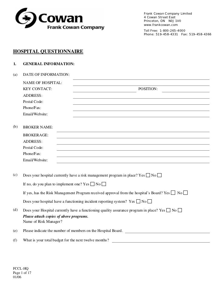 Psychiatric Hospital Questionnaire at Steven Waddy blog
