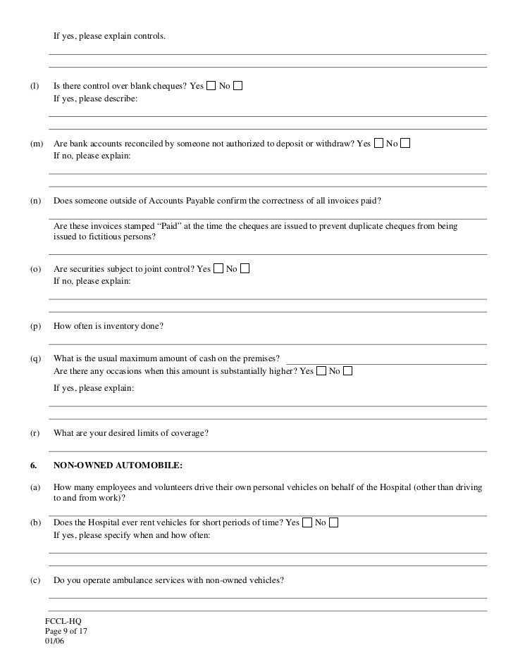 Hospital questionnaire 06