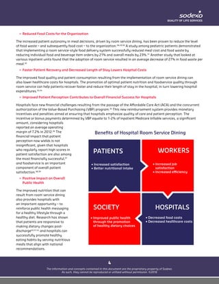 Hospital room service dining: organizational impact | PDF