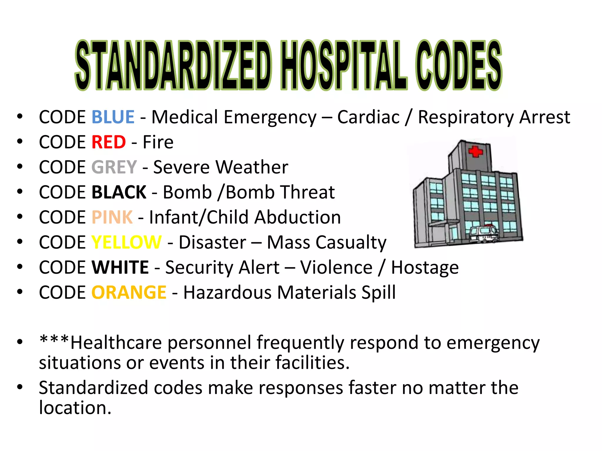 Hospital Safety Education | PPTX