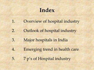 Hospital sector in service management | PPTX