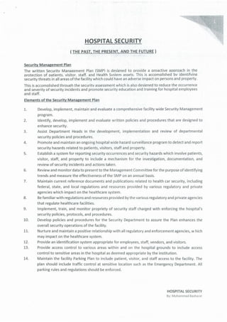 Hospital security plan | PDF