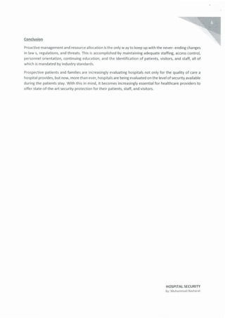 Hospital security plan | PDF