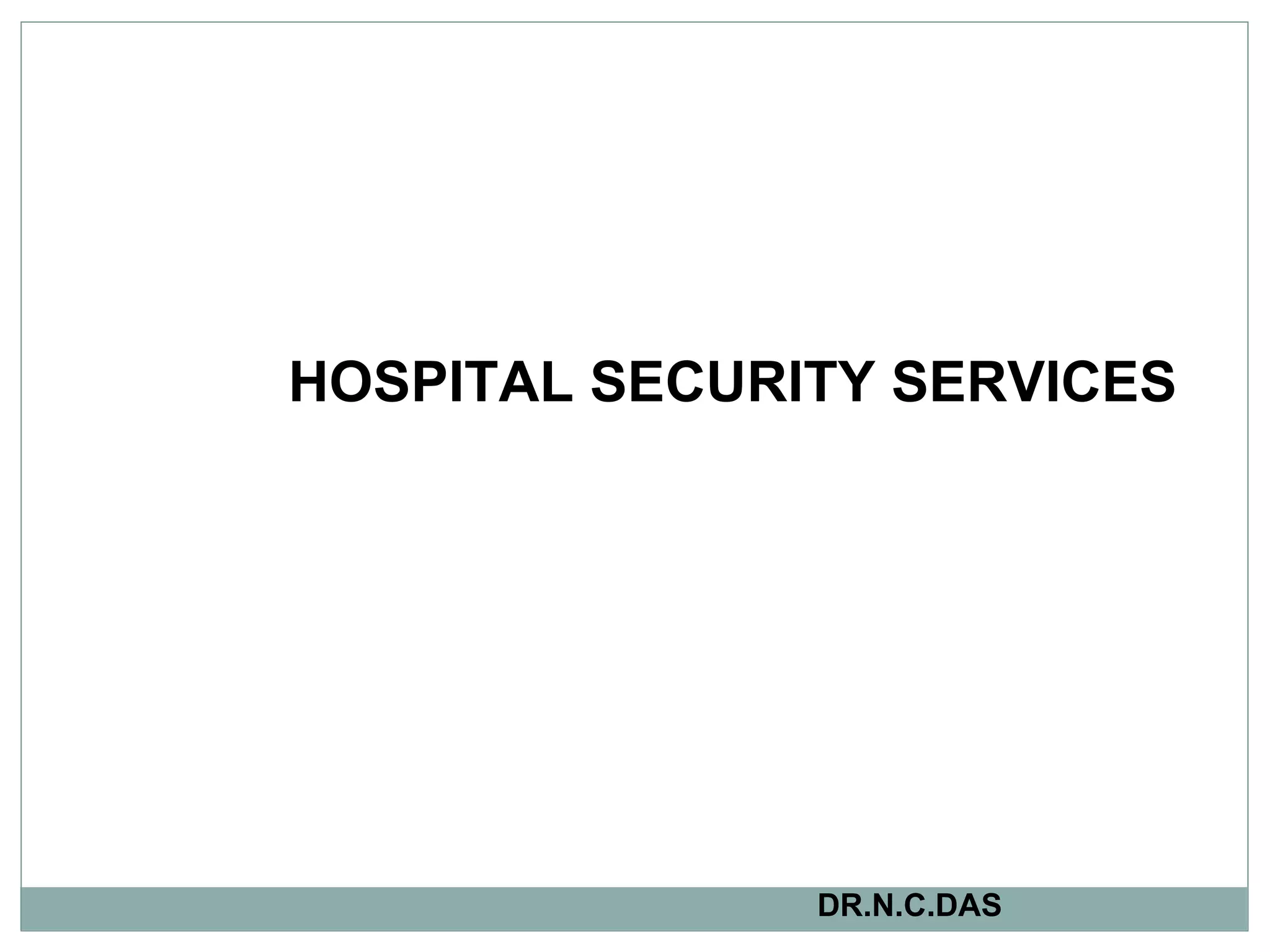 Hospital security services | PPT