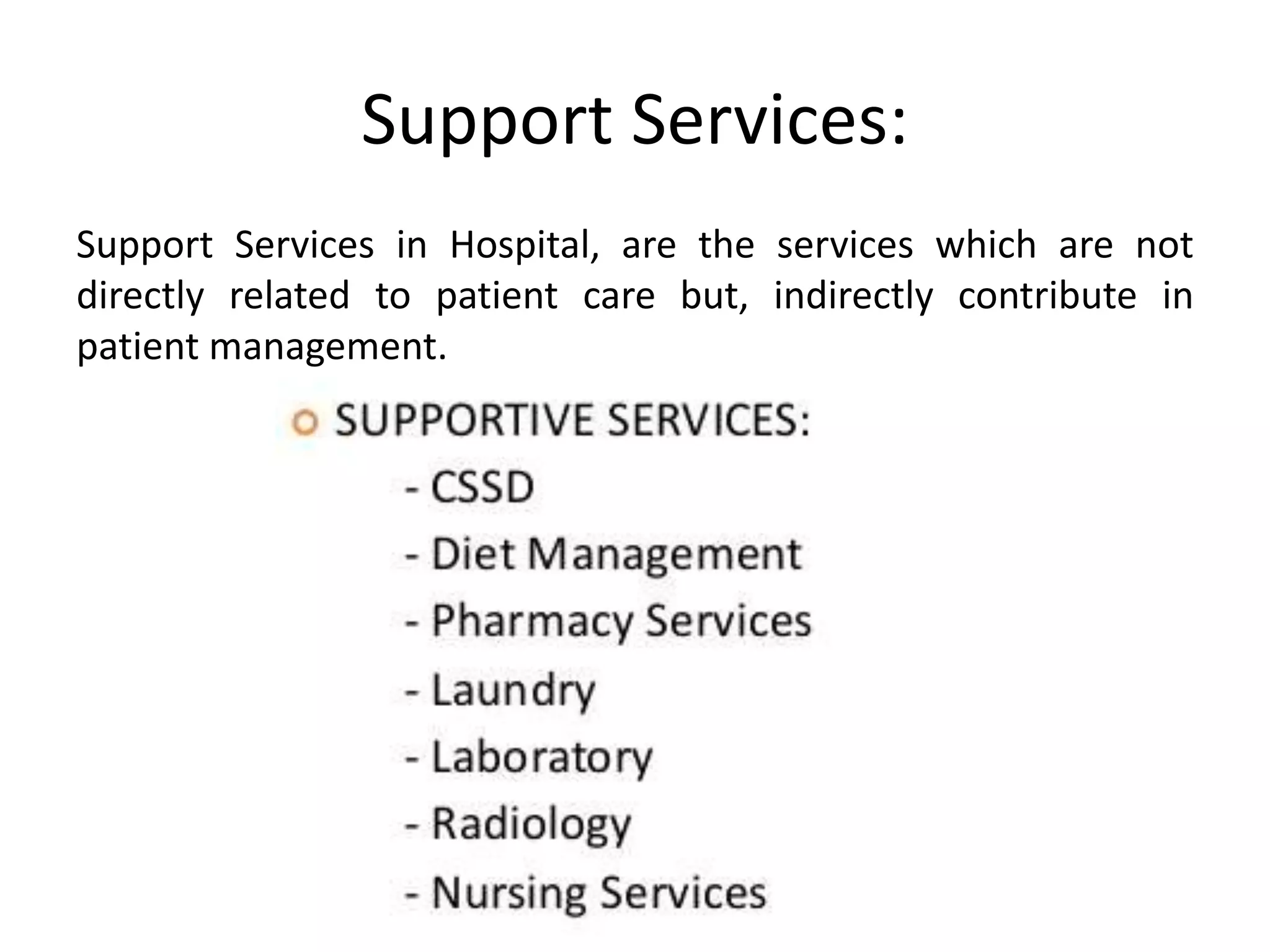 Hospital services | PPTX