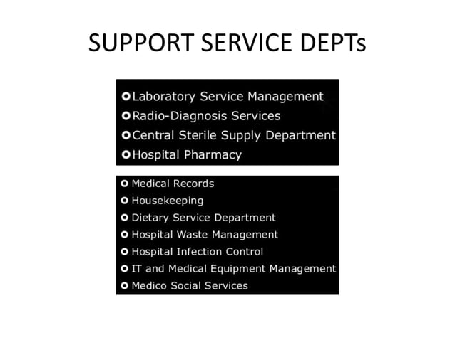 Hospital services | PPTX | Healthcare Industry | Industries