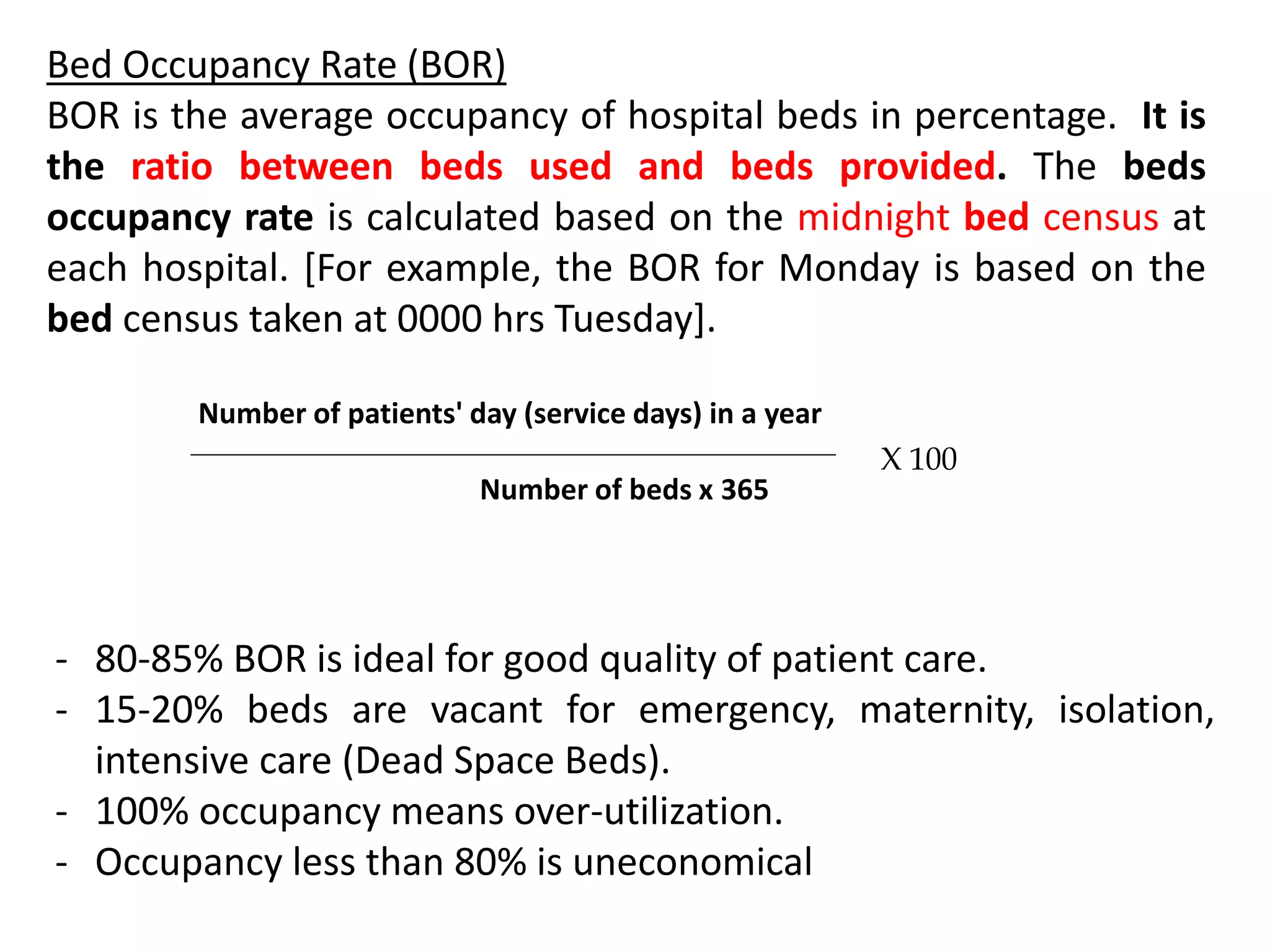 Hospital Statistics | PPTX