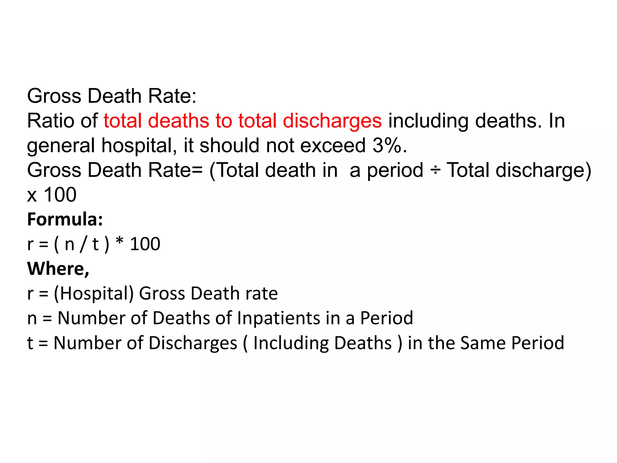 Hospital Statistics | PPTX