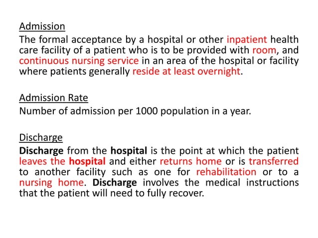 Hospital Statistics | PPTX