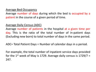 Hospital Statistics | PPTX