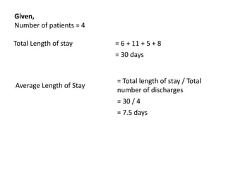 Hospital Statistics | PPTX