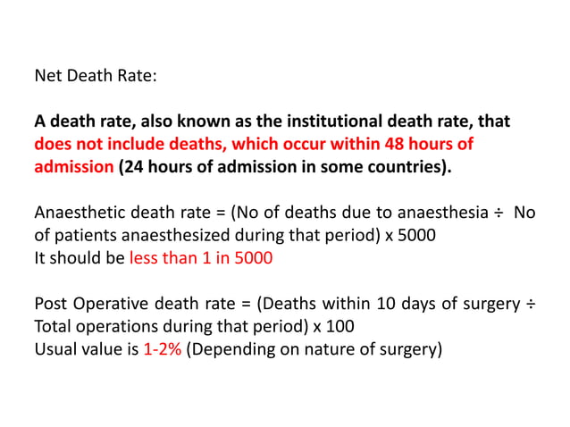 Hospital Statistics | PPTX
