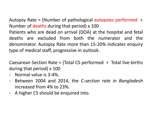 Hospital Statistics | PPTX