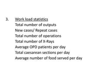 Hospital Statistics | PPTX