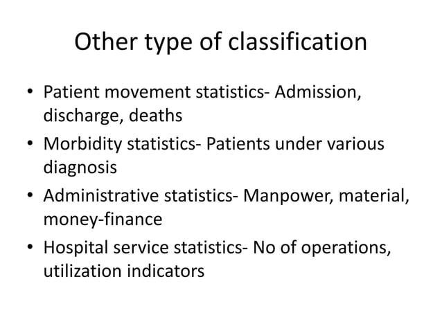 Hospital Statistics | PPTX