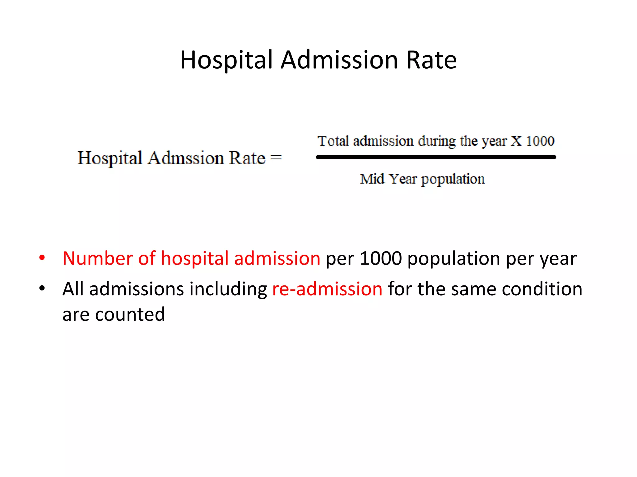 Hospital Statistics and Measurement of Hospital Performance | PDF