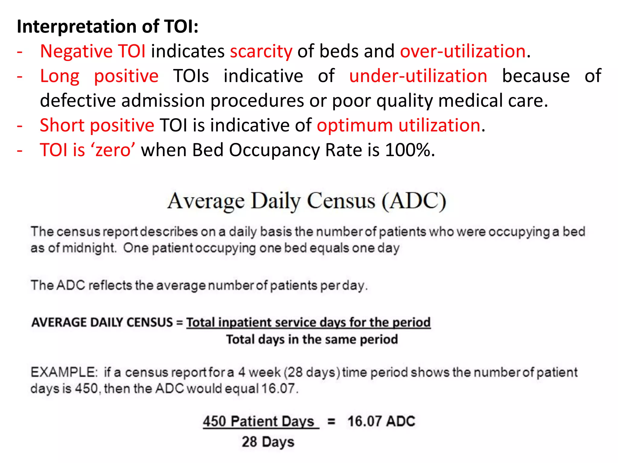 Hospital Statistics and Measurement of Hospital Performance | PDF