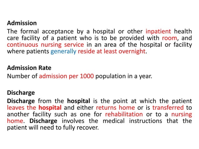 Hospital Statistics and Measurement of Hospital Performance | PDF ...