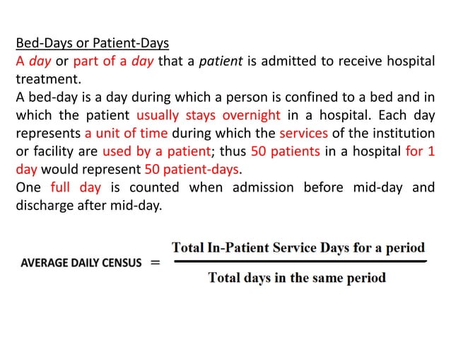 Hospital Statistics and Measurement of Hospital Performance | PDF ...