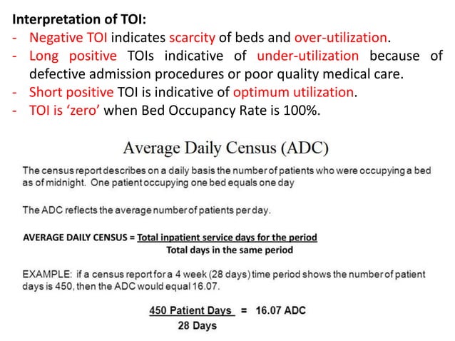 Hospital Statistics and Measurement of Hospital Performance | PDF ...