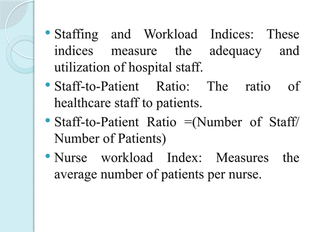 hospital statistics including hospital utilization indices.pptx
