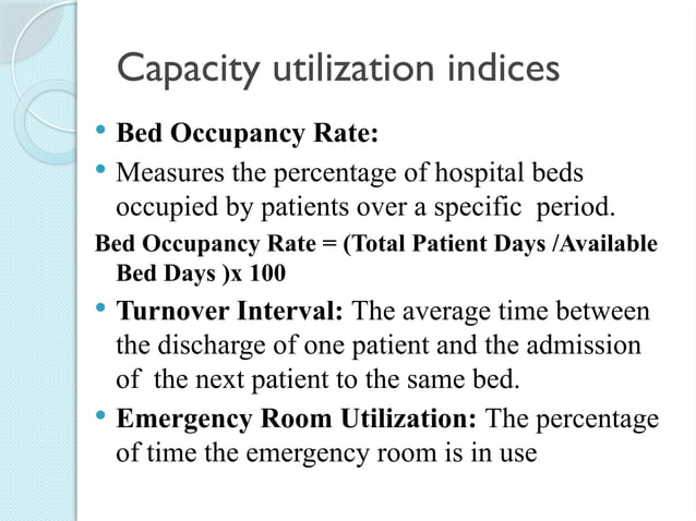 hospital statistics including hospital utilization indices.pptx