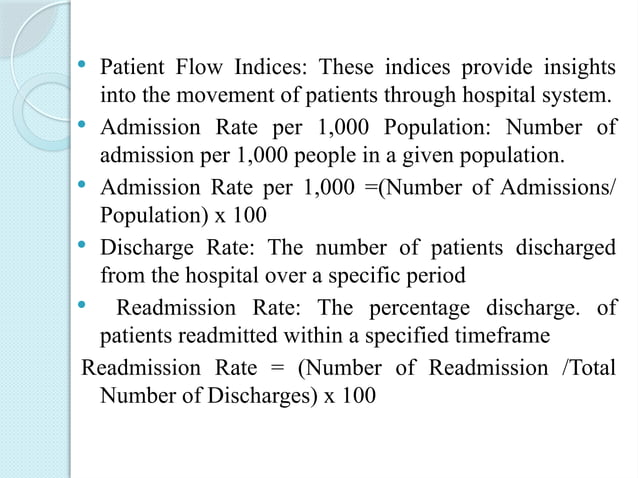 hospital statistics including hospital utilization indices.pptx