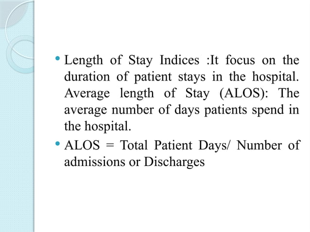 hospital statistics including hospital utilization indices.pptx
