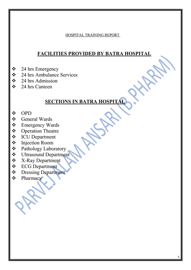 Hospital Training Report B.pharma 7th sem.pdf