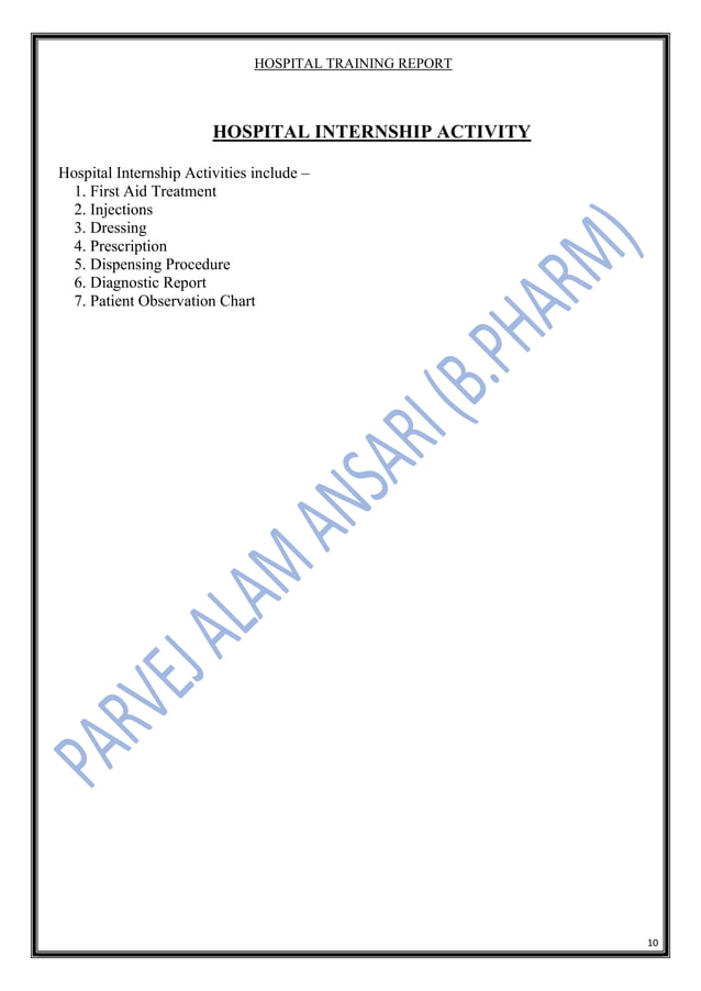 Hospital Training Report B.pharma 7th sem.pdf