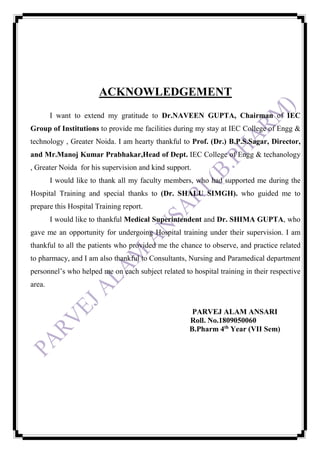 Hospital Training Report B.pharma 7th sem.pdf