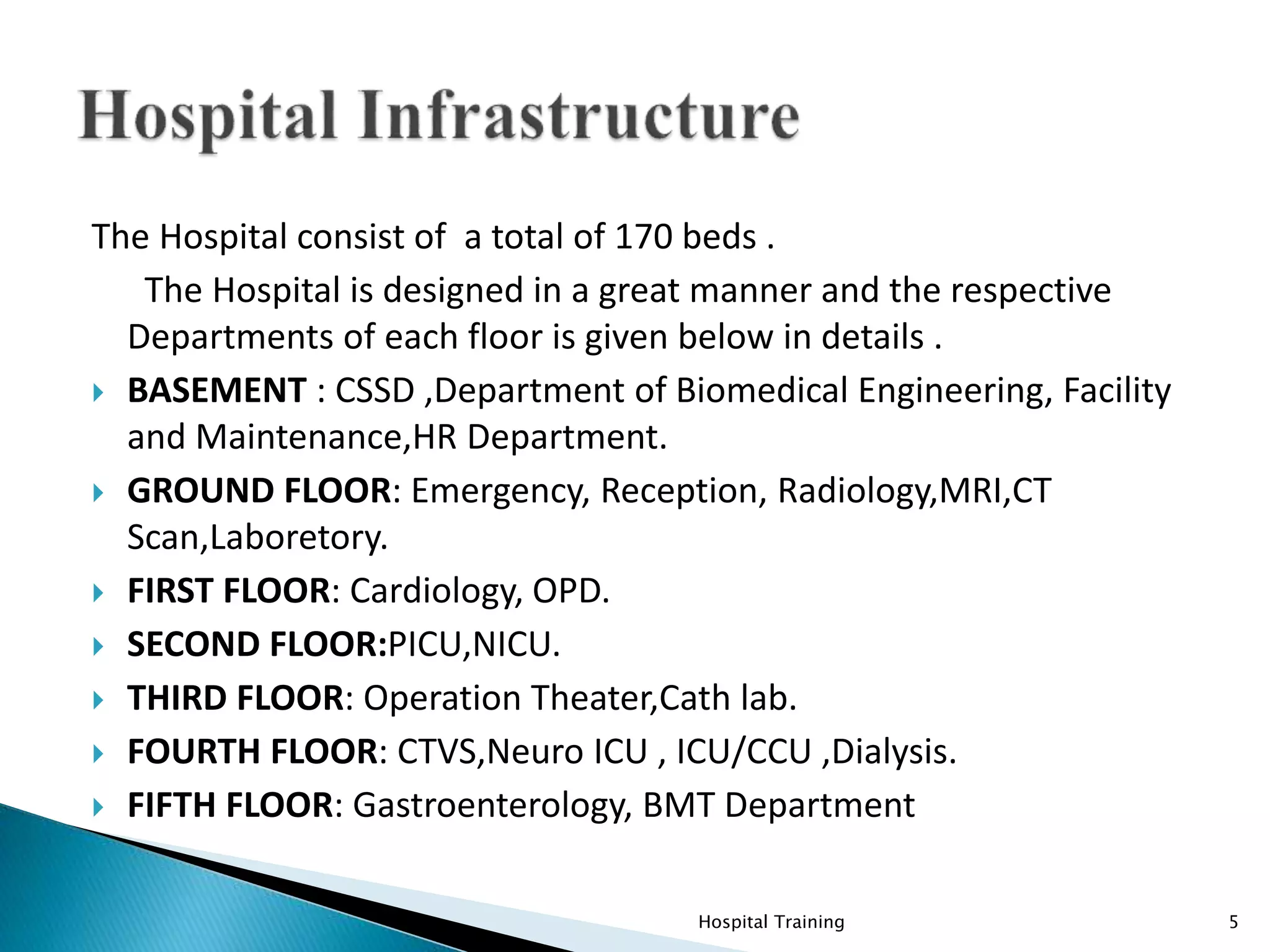 Hospital training ppt | PPTX