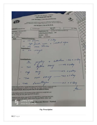 HOSPITAL TRANING REPORT.docx (Bachelor of Pharmacy) | DOCX