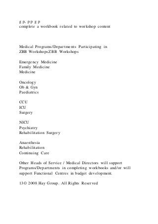 Hospital Transformation through Z B d B d tiZero Based Budg | DOCX