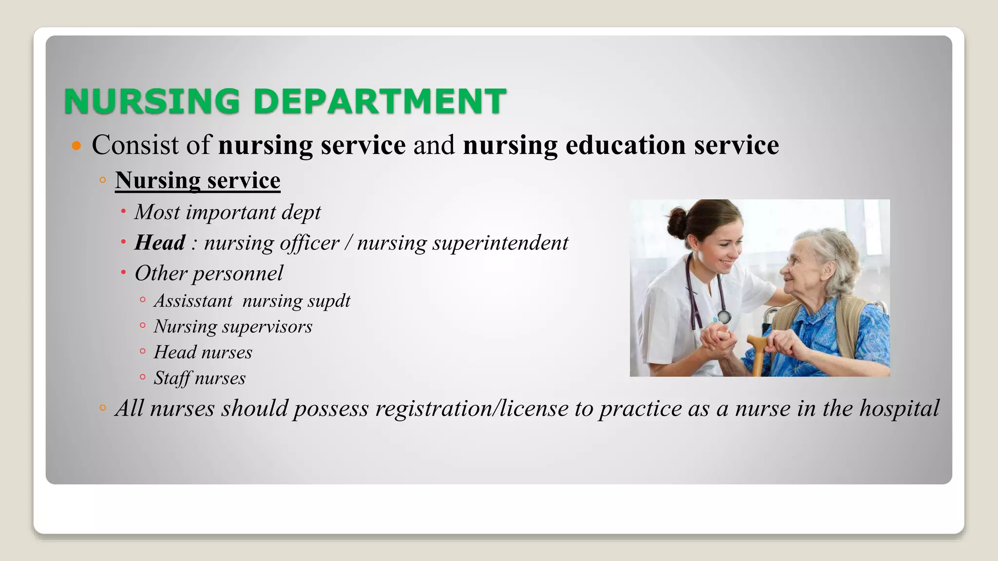 Hospital types and functions | PPTX