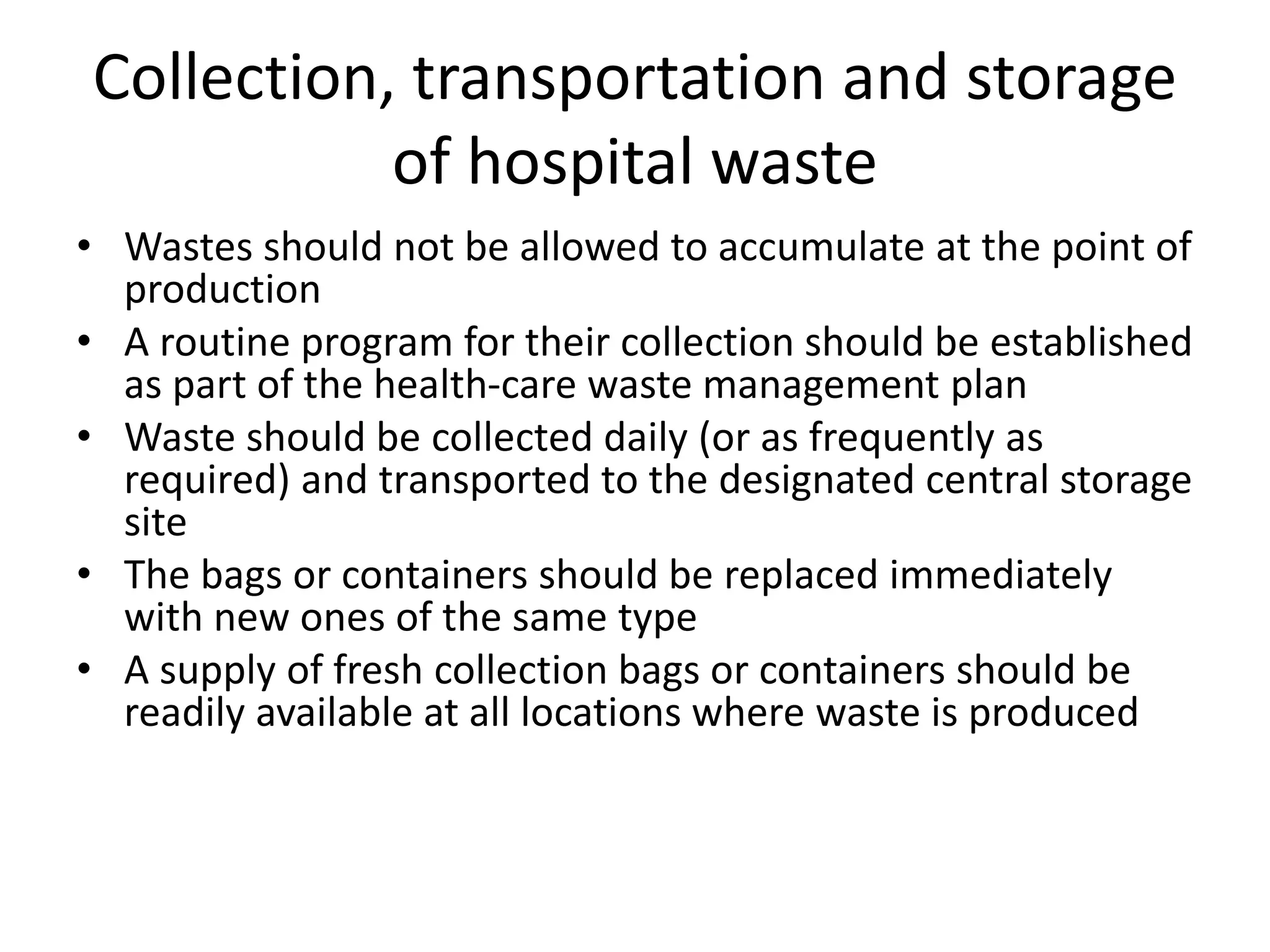 Hospital waste managment | PPTX