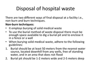 Hospital waste managment | PPTX