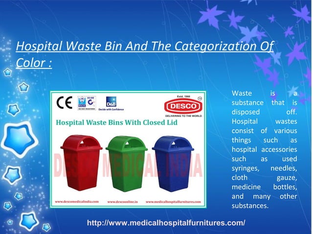 Hospital waste bin | PPT