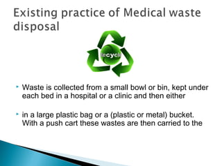 Hospital waste management Real time Analysis | PPT