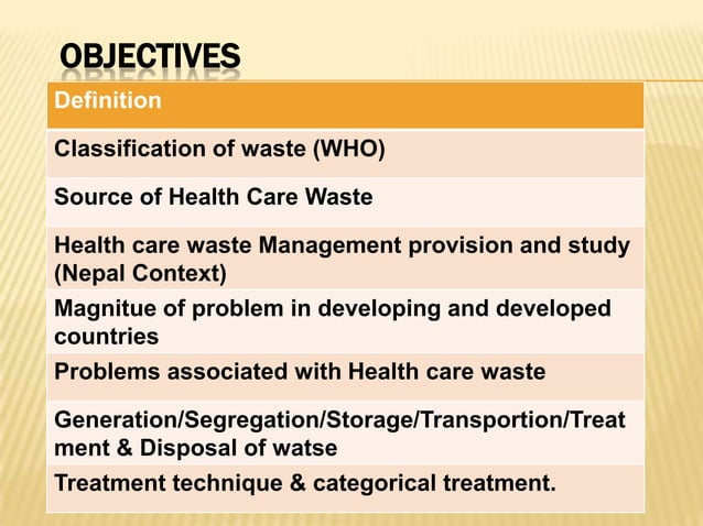 Hospital waste management | PPTX | Infectious Diseases | Diseases and ...