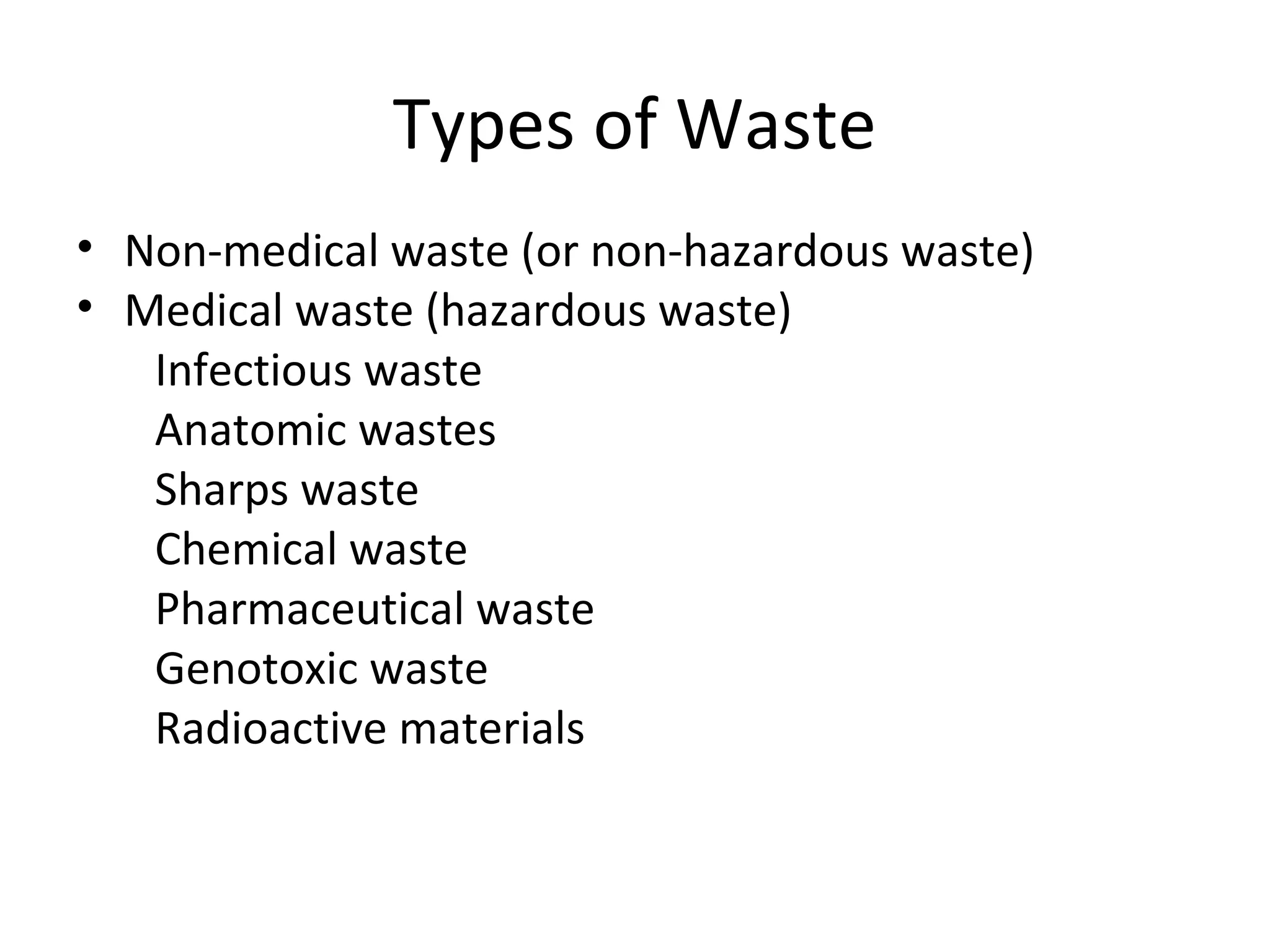 Hospital waste management | PPT | Healthcare Industry | Industries