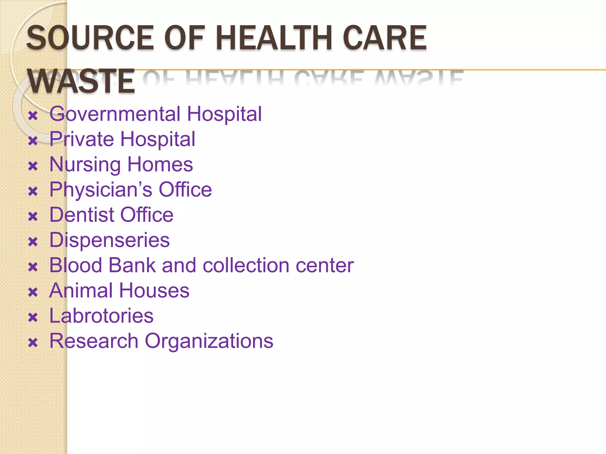 Hospital waste management | PPTX