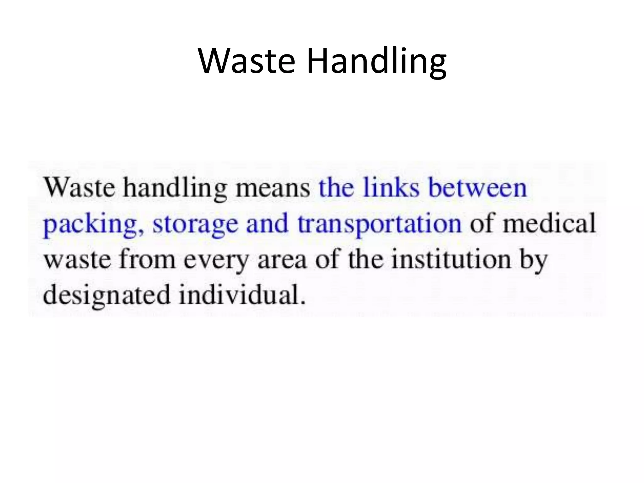 Hospital Waste Management | PPTX